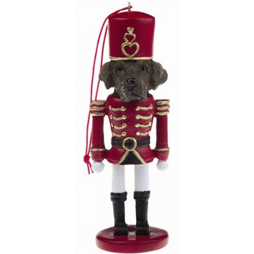 Labrador Retriever Chocolate Dog Toy Soldier Nutcracker Christmas Orna ...